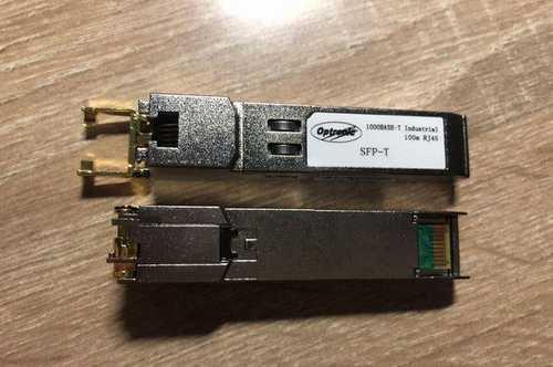 Медный трансивер SFP модуль 1000Base-T Optronic