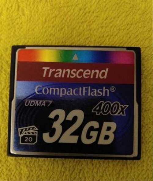 Карта памяти CompactFlash Transend 32Gb