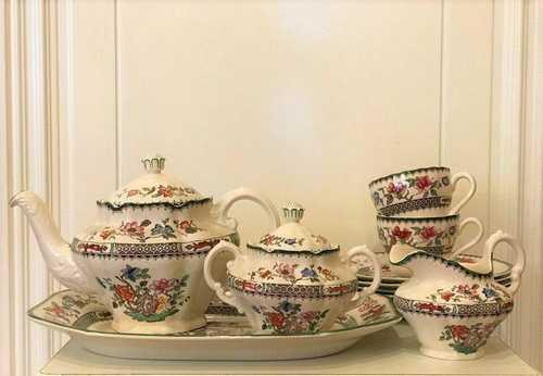 Старинный сервиз для чая "Copeland Spode" Англия