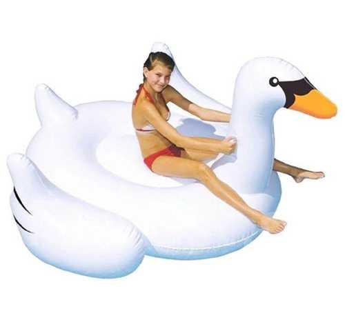 Надувной лебедь