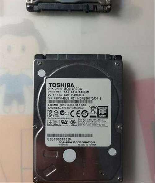 Жесткий диск для ноутбука 320 гб toshiba, MQ01ABD0