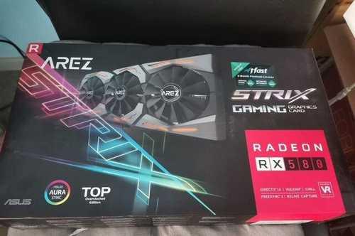 Видеокарта asus AMD Radeon RX 580 arez strix 8 Гб