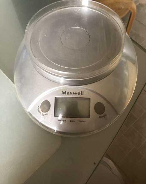 Весы кухонные maxwell