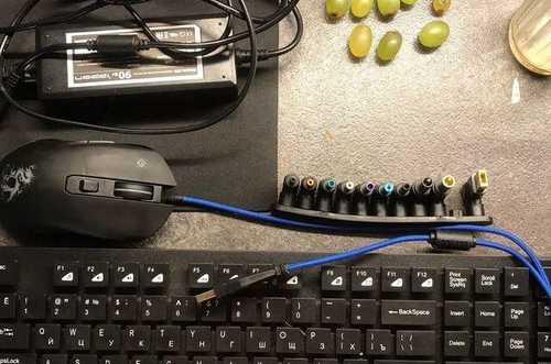 Игровая мышь usb клавиатура зарядка с переходникам