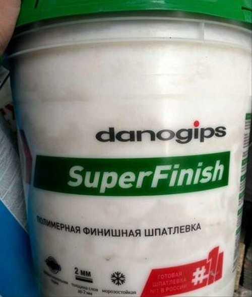 Шпаклевка Danogips SuperFinish (28 кг), Унифлот (2