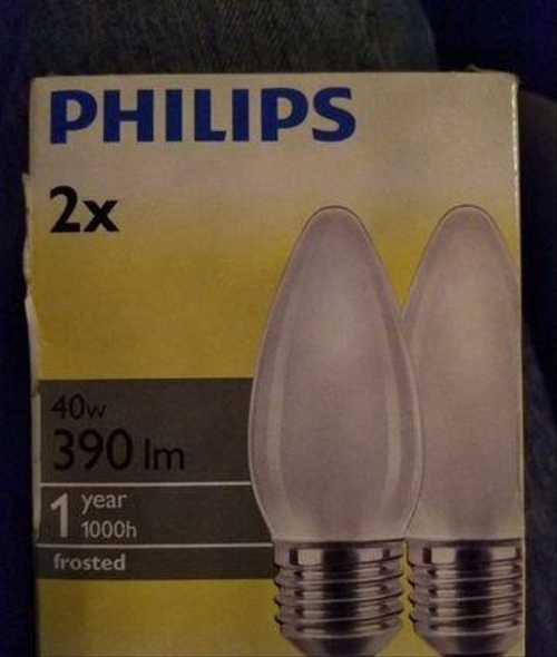 Лампа накаливания Philips E27 40w