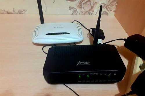 WiFi роутер TP-link TL-WR740N(RU) и Acorp W510N