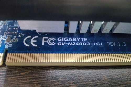 Видеокарта PCI-E GigaByte GeForce GT 240 1024MB
