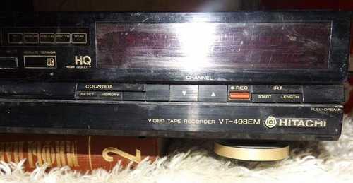Hitachi VT 498 Японский Видеомагнитофон VHS