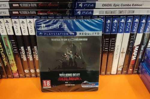 The Walking Dead : Onslaught Steelbook PS4