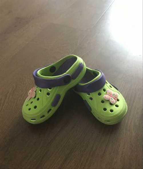 Тапочки детские пляжные типа crocs