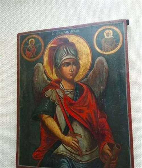 Икона Архангел Михаил. Живопись.19 век