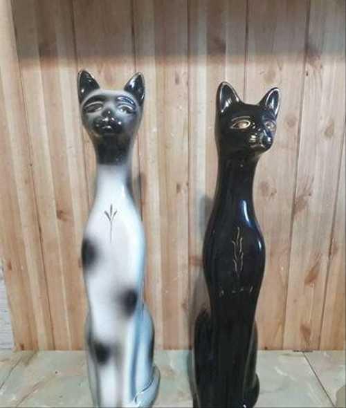 Фарфоровая статуэтка кошка копилка