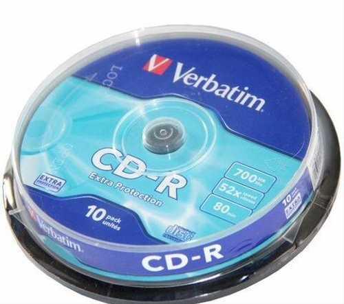 Болванка verbatim, CD-R диск, новые