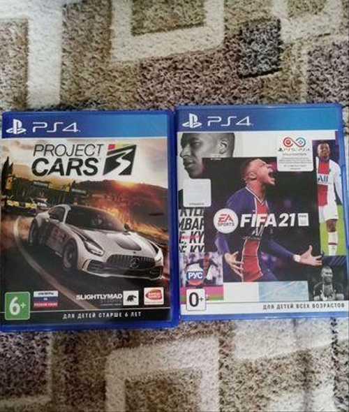 Fifa 21 ps4, Project cars 3 ps4