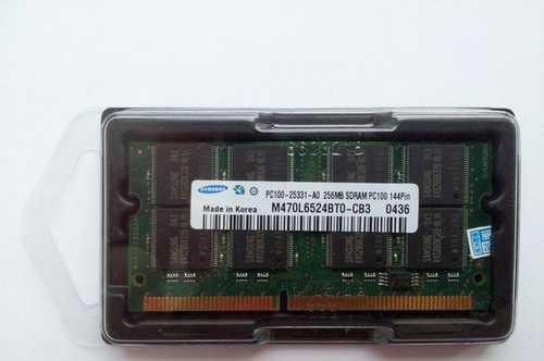256MB SO-dimm sdram PC-100(100MHz)
