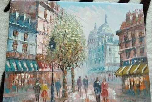 Картина "Парижские улочки"