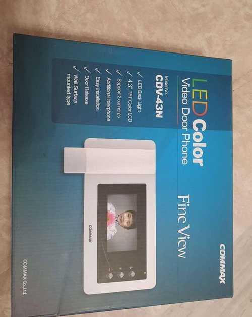 Продам новый цветной видеодомофон Commax CDV-43N