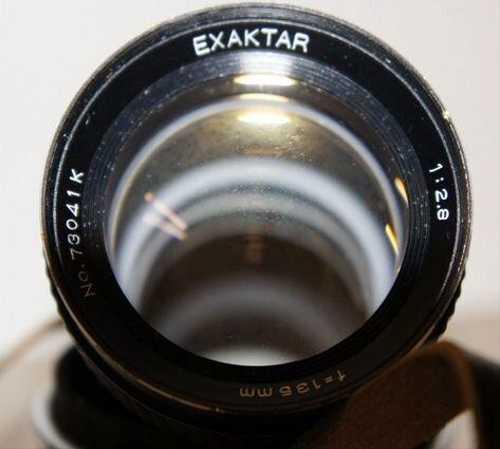 Объектив М42 Exaktar 135 mm f/ 2.8 В.Германия 70е