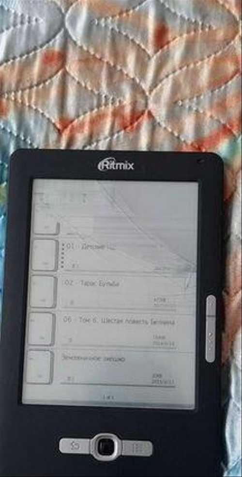 Электронная книга Ritmix rbk-900 на запчасти