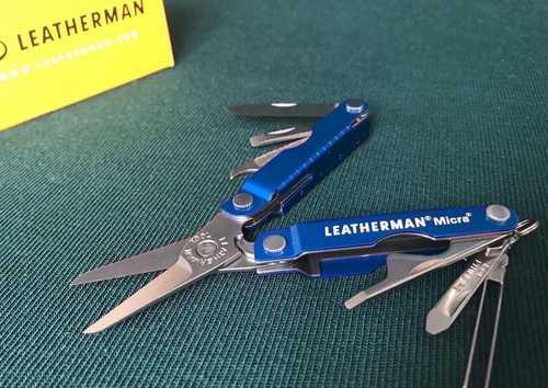 Мультитул Leatherman micra blue