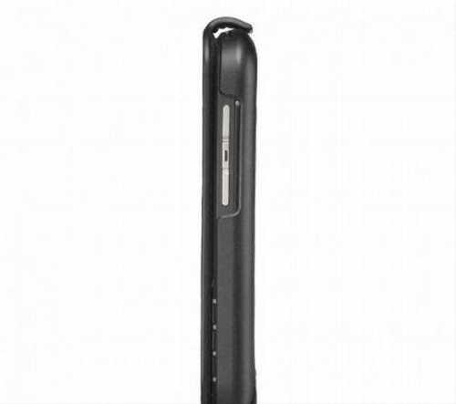 Кожаный чехол-бумажник для BlackBerry Q10 черный