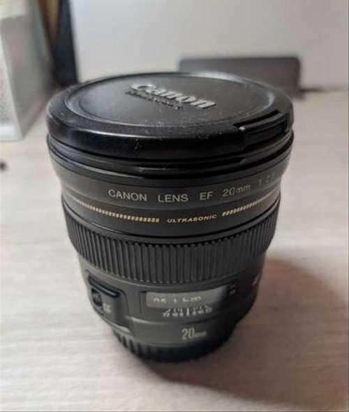 Объектив canon lens ef 20mm ultrasonic