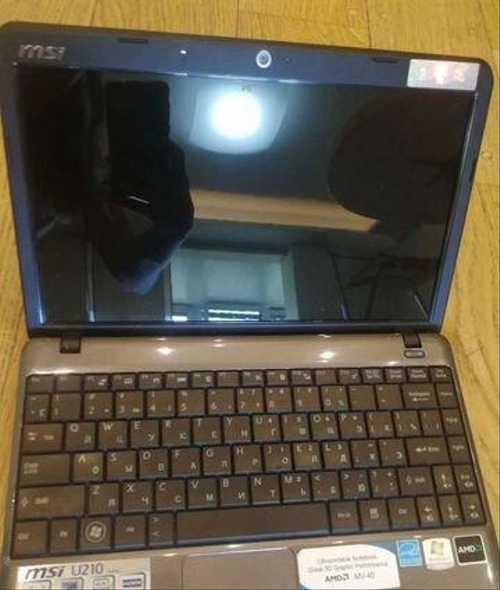 Ноутбук MSI U210 ms-1241