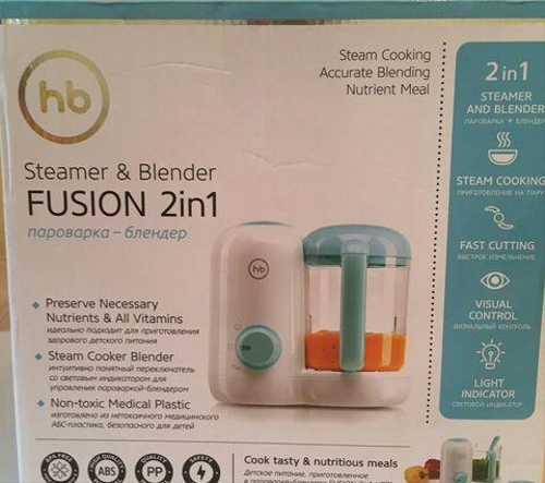 Пароварка блендер hb fusion 2in1