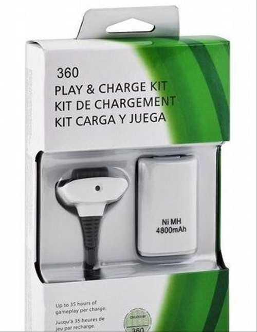 Зарядное устройство хbox 360 Play & Charge Kit Бел