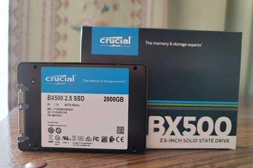 Crucial BX500 2000GB ssd диск