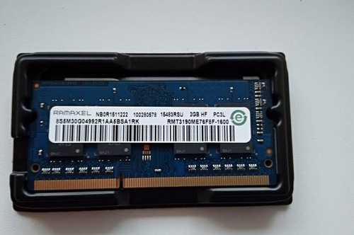 Оперативная память SO-dimm DDR3L-1600 2Gb