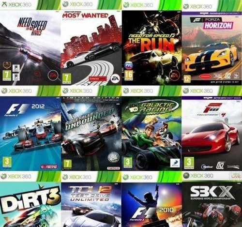Гоночные игры на Xbox 360 racing на x360 диски Про