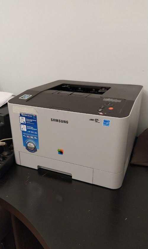 Принтер SAMSUNG Xpress C1810W лазерный, цвет: белы
