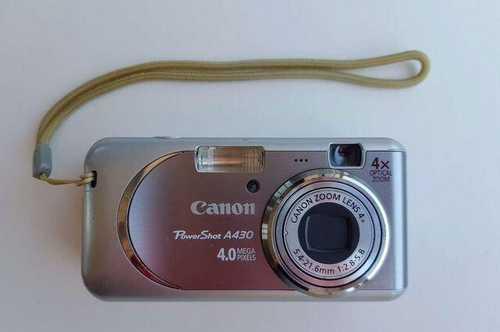 Цифровой фотоаппарат Canon PowerShot A430 4MPixels