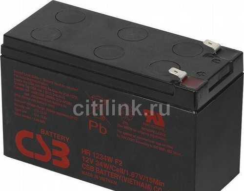 Аккумуляторная батарея для ибп CSB HR1234W F2 12В