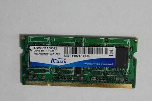 Планка памяти SO-dimm DDR2-400 1 GB A-data