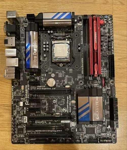 Комплект на i7 4770, gigabyte GA-Z87X, 16 гб озу