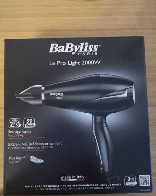 Фен Babyliss 6604E Le Pro Light 2000W