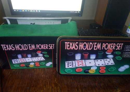 Покерный набор. Texas holdem poker set