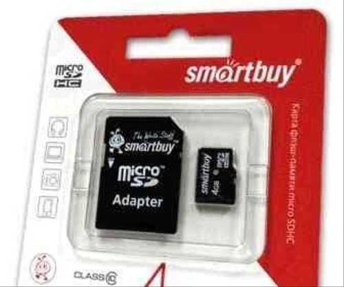 Карта памяти smartbuy microsdhc