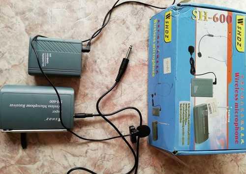 Микрофон петличный радиосистема