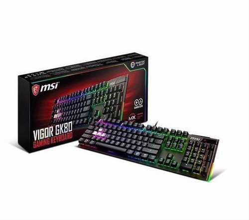 Игровая Клавиатура MSI Vigor GK-80 Black USB | Festima.Ru – частные ...