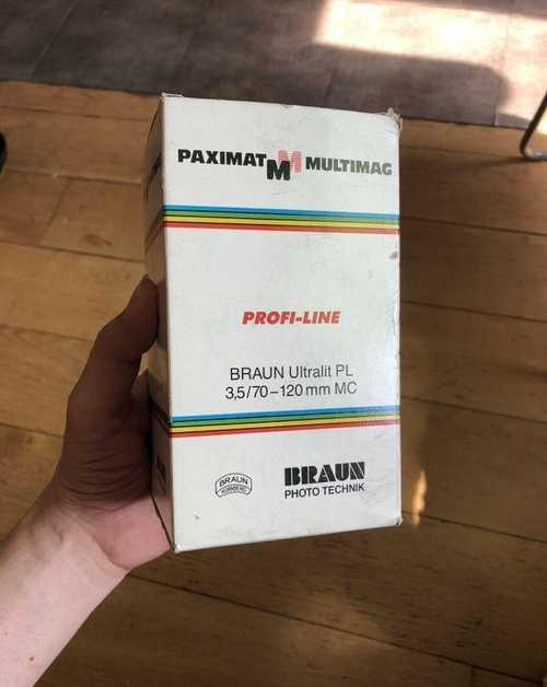 Объектив Braun Ultralit PL 3,5/70-120mm MC