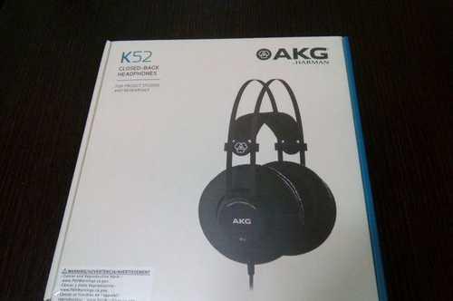 Наушники AKG K52 новые