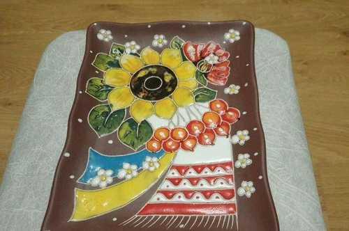 Сувенирная тарелка "Украина"