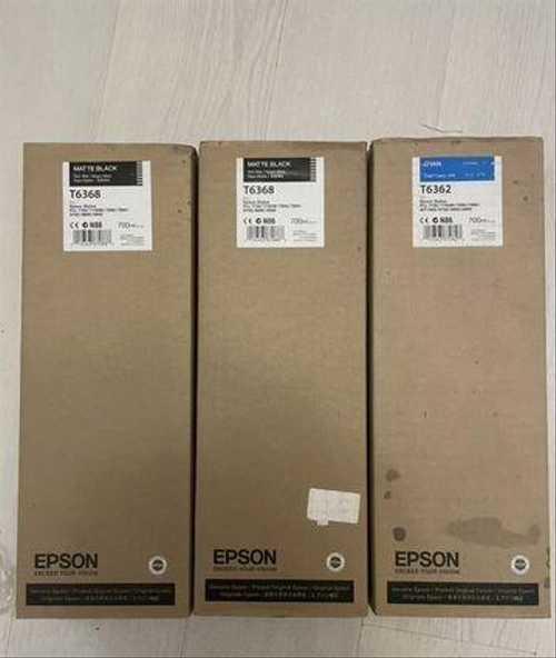 Картридж струйный Epson T6368,T6362
