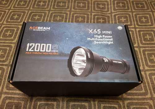 Фонарь Acebeam X65 mini 1400метров 12000люмен