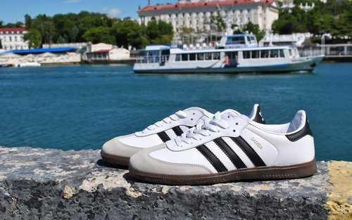 Кроссовки Adidas Samba White Black