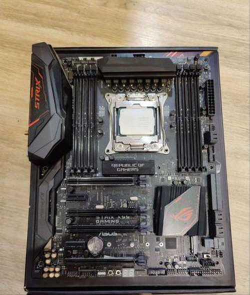 Материнская плата Asus Strix X99 + Xeon 2697v3